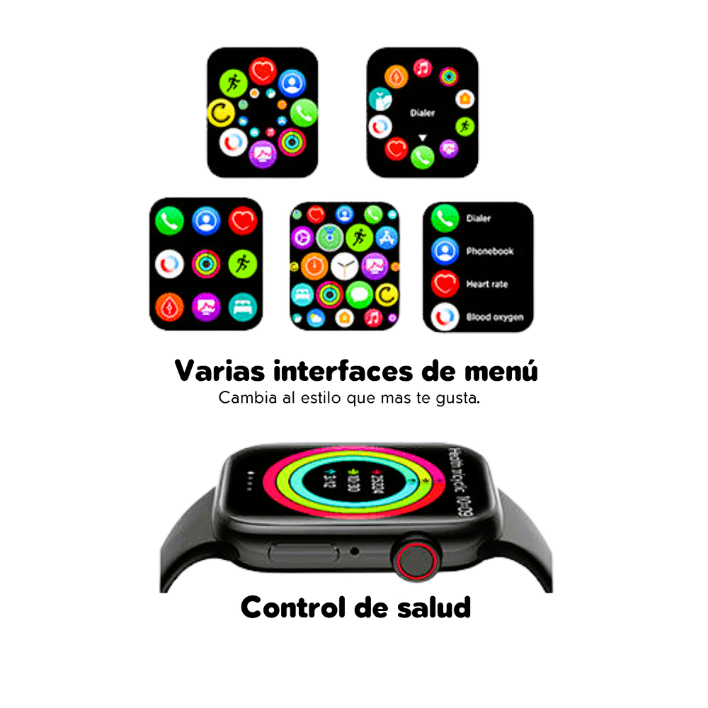 Smartwatch T900 Pro Max GL Premiun Serie 9 Rosa | Promart.pe - Promart