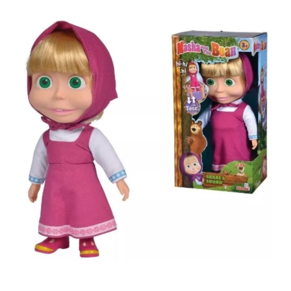 Muñeca Masha Sacude Y Ríe Sonidos Risa Interactiva - Promart