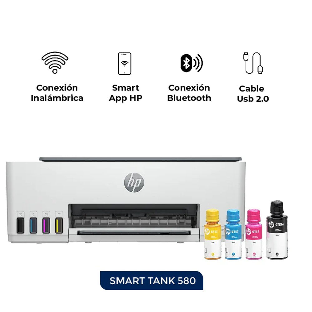 Multifuncional Impresora Hp Smart Tank 580 | Promart.pe - Promart