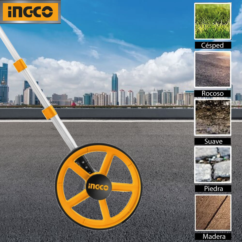 Rueda Medición Digital Display Odómetro Ingco HDMW23 - Promart