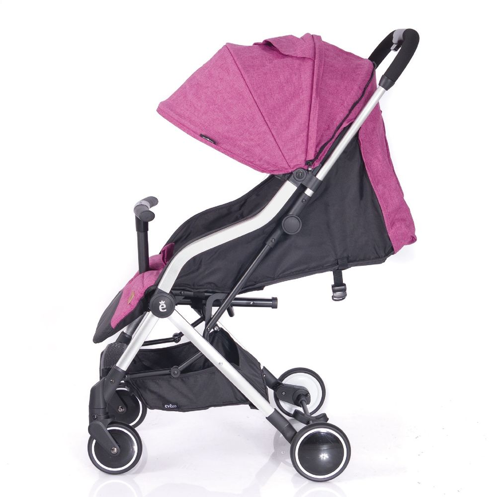Coche de Paseo Evezo Aventir EV1010-1 Rosado con Reposapiés | Promart ...