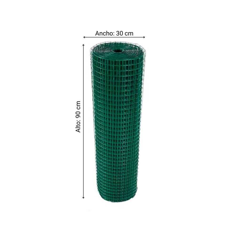 Malla Cuadrada PVC 1/2' 0.90 x 30m Rumi - Promart