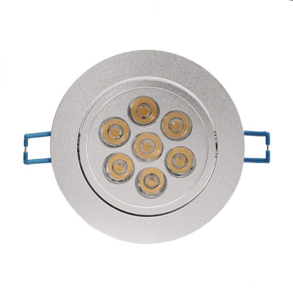 Led Spot Light Luz Blanca 7*1W 11 cm Empotrado - Promart