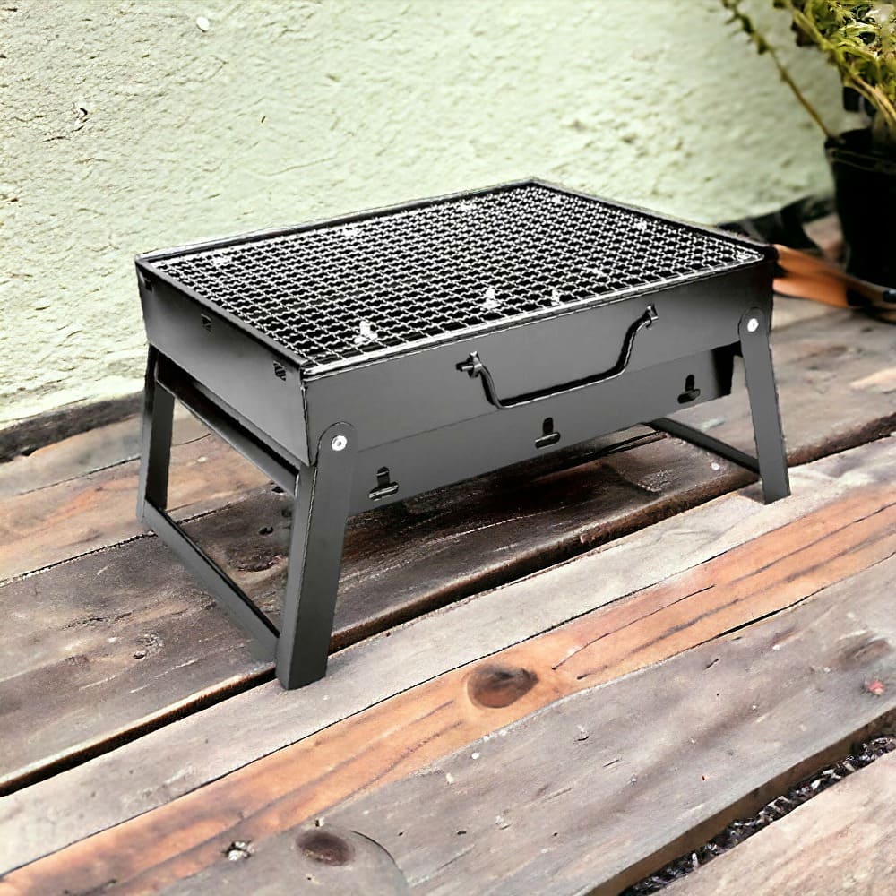 Parrilla Orange Plegable Portatil Acero Negro 43x24cm - Promart