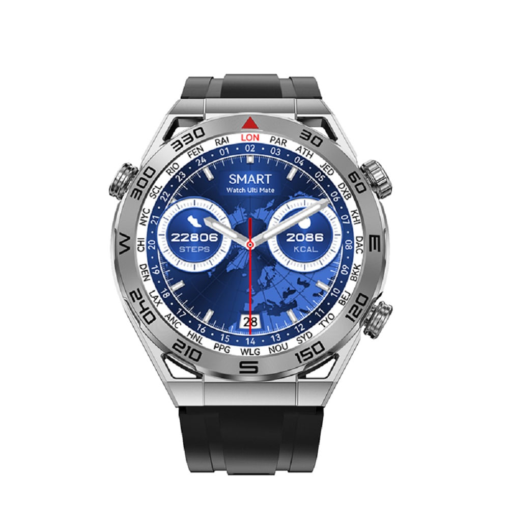 Smartwatch Plata Dt3 Ultra Mate Modelo 2023 Cuero | Promart.pe - Promart