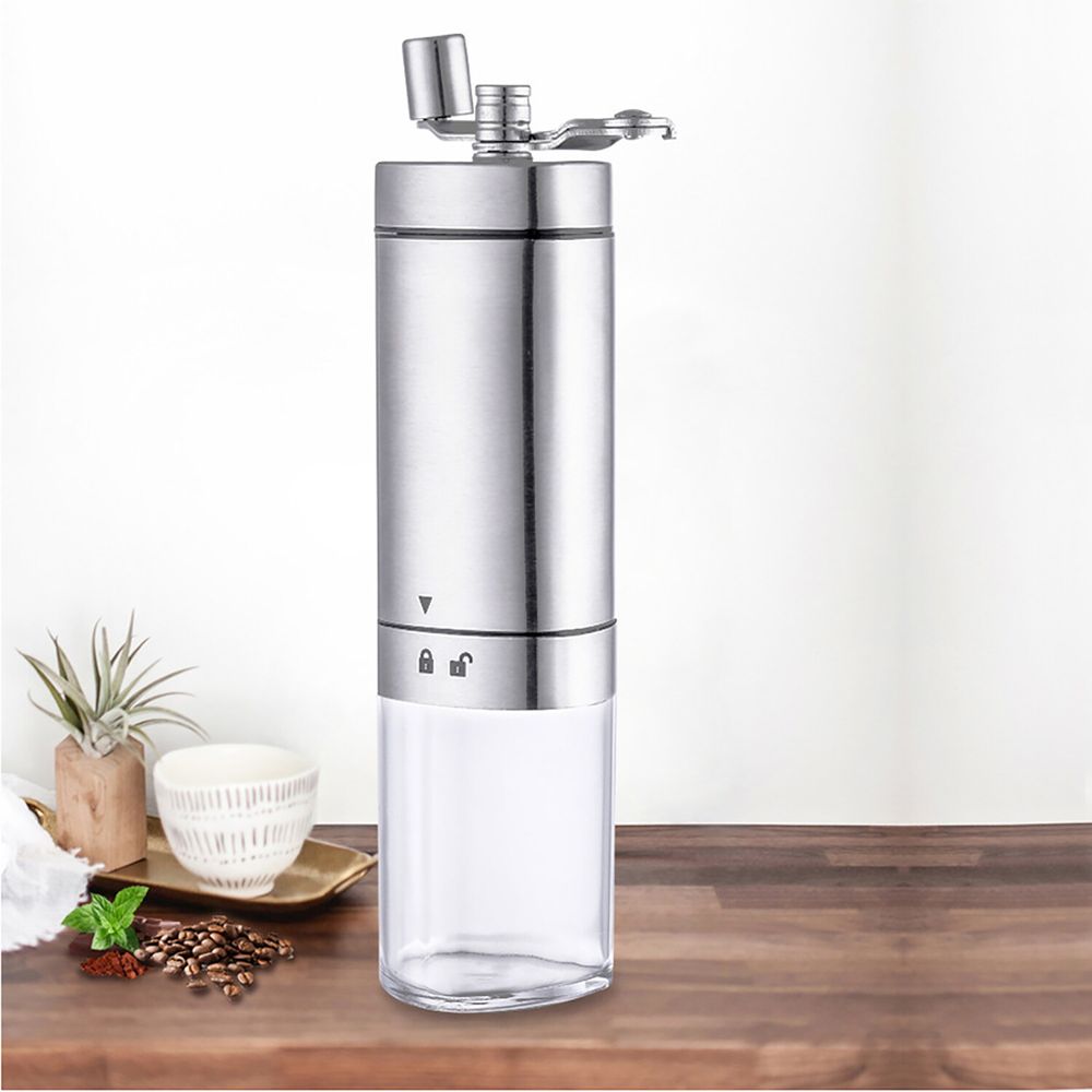 Molinillo de Cafetera Molinillo de Café Triangular de Manivela de Acero ...