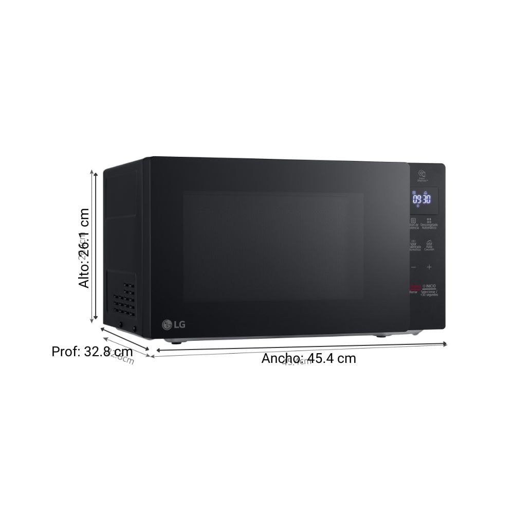Horno microondas Ms2032gas 20l Negro Lg - Promart