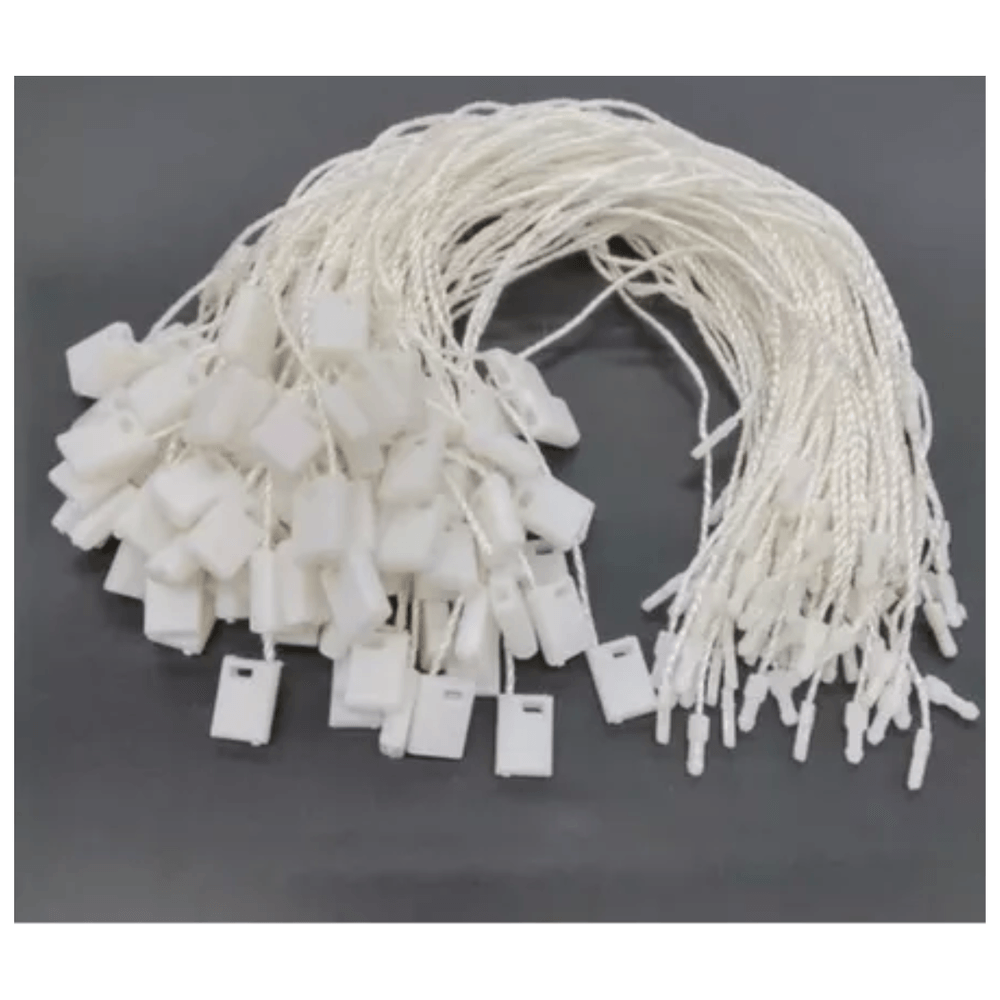 Hilo Nylon Pitas Hang Tag Blanco Cuerditas Cordón Manual para Etiqueta ...