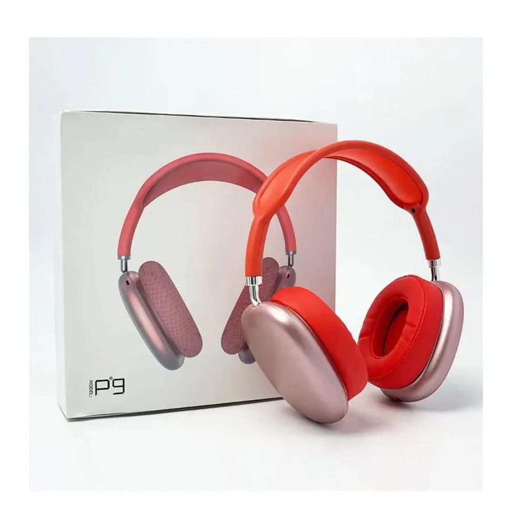 Audífonos Over Ear P9 Bluetooth 5.0 Cancelacion de ruido Rojo | Promart ...
