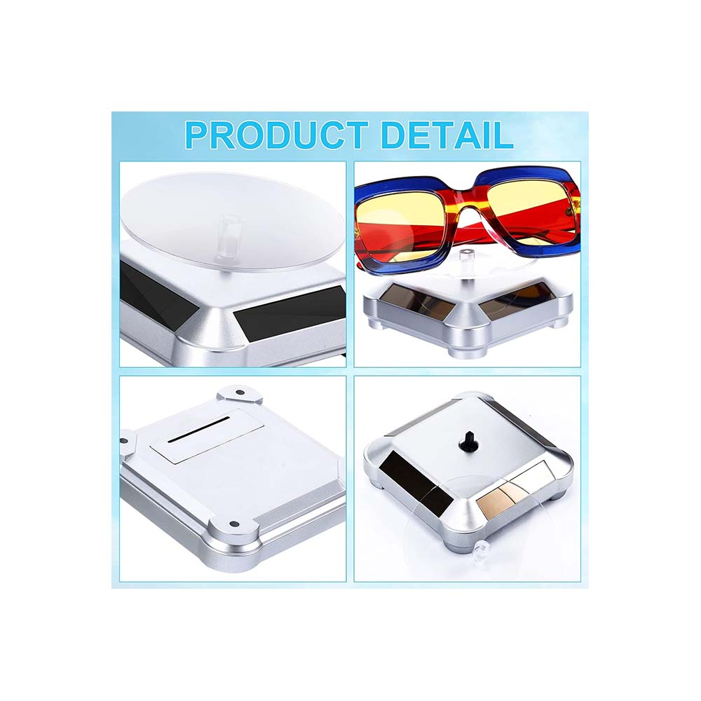 Base Giratorio 360°- Luz Solar o Ambiental - Promart