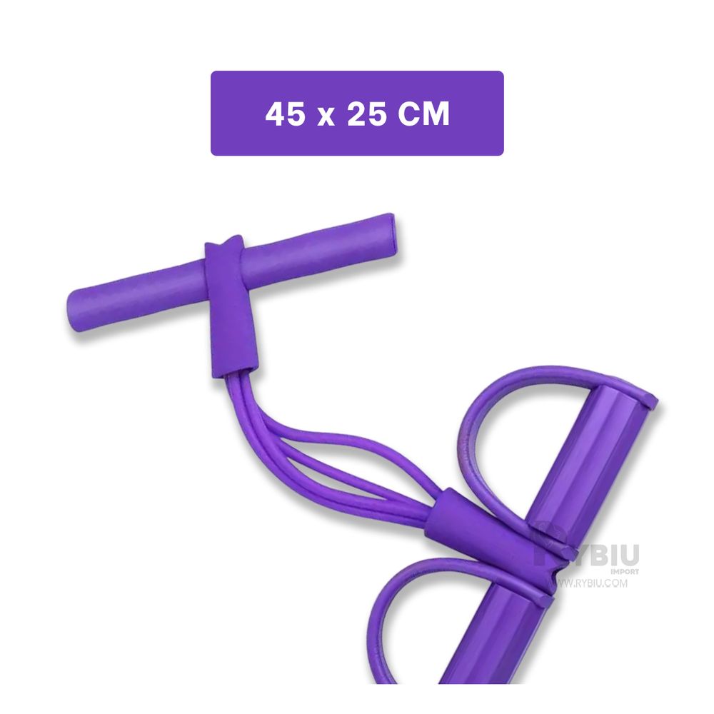 Banda Elastica para Ejercitar Diferentes Areas Color Morado - Promart