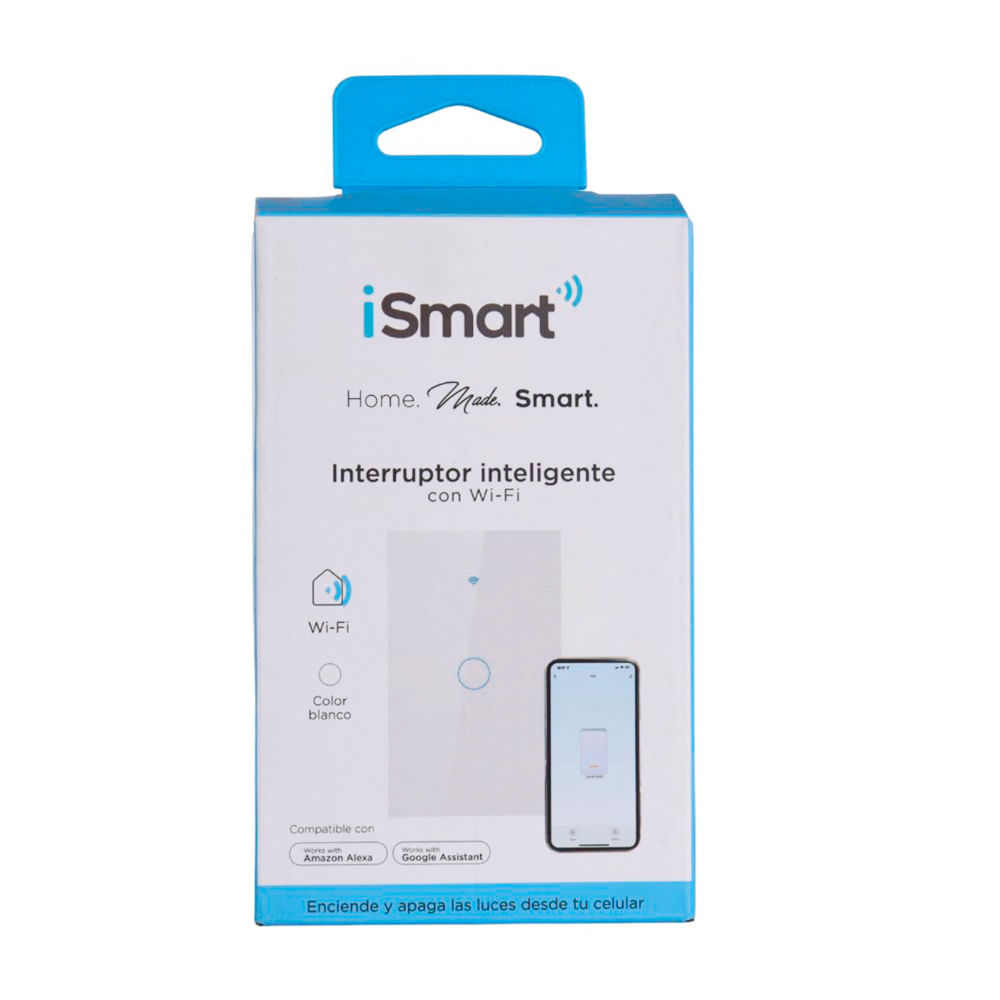 Interruptor Smart 03w Wifi 03 botones Blanco Ismart - Promart