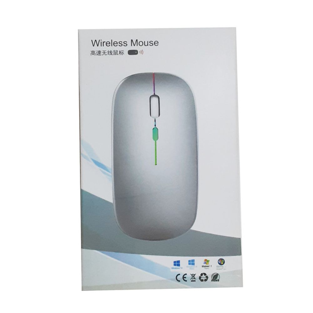 Mouse Inalambrico Recargable Carga Usb 2.4G No Pilas Wireless - Promart
