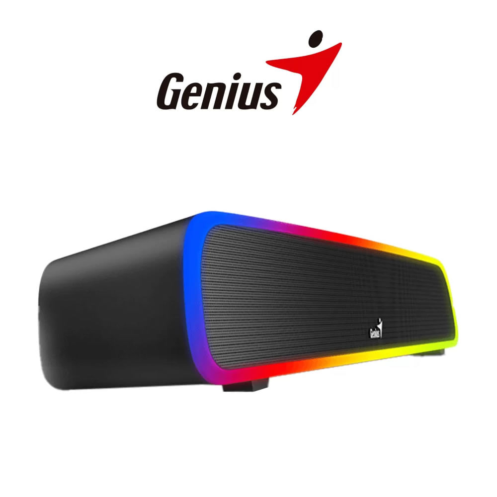 Parlante Genius Sound Bar 200BT RGB Negro - Promart