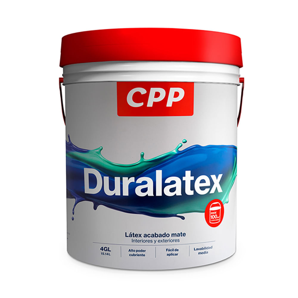 Duralatex CPP Blanco 4 galones - Promart