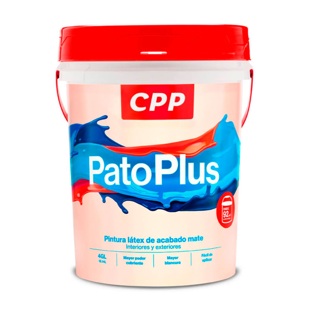 Pintura Patoplus blanco 4gl CPP - Promart