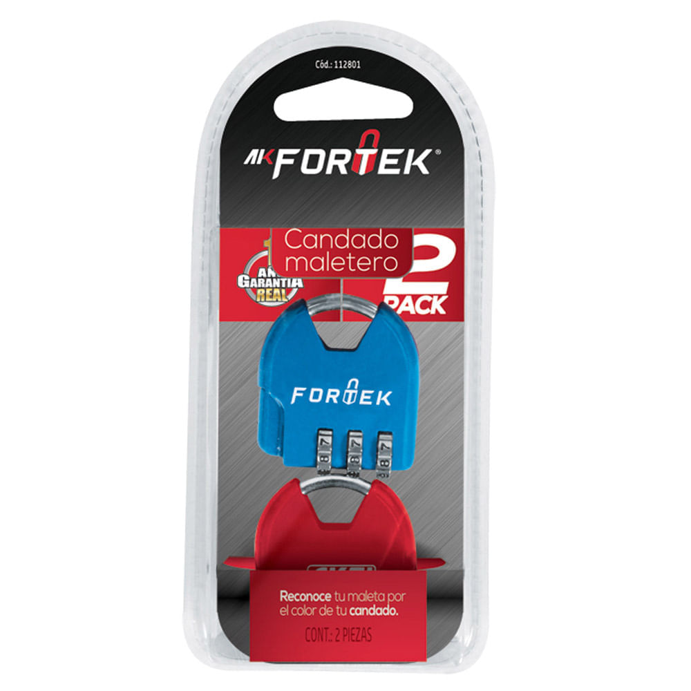 Pack AKSI Candado Maletero con Clave 2un - Promart