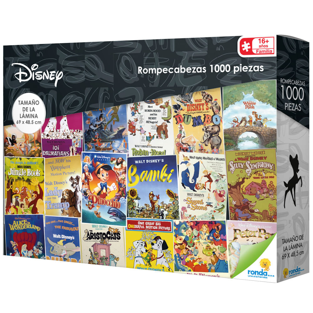 Rompecabezas RONDA Clasic Disney 1000 Piezas - Promart