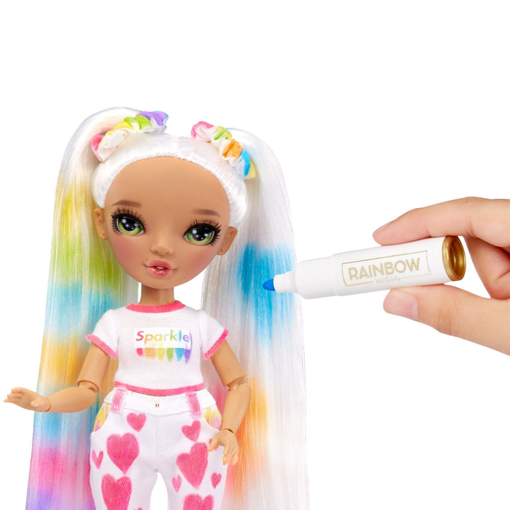 Muñeca LOL Rainbow High Color & Create-green eyes - Promart