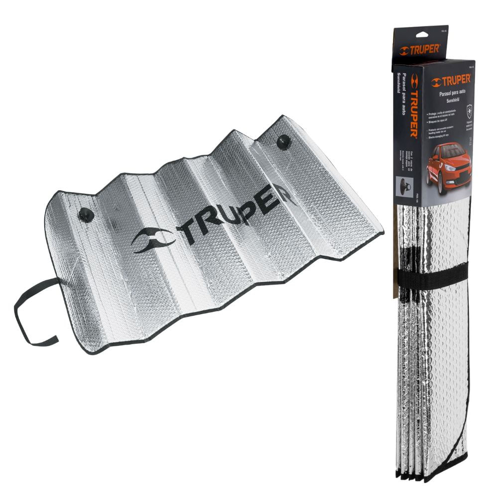 Tapasol para auto parasol protector de parabrisas truper - Promart
