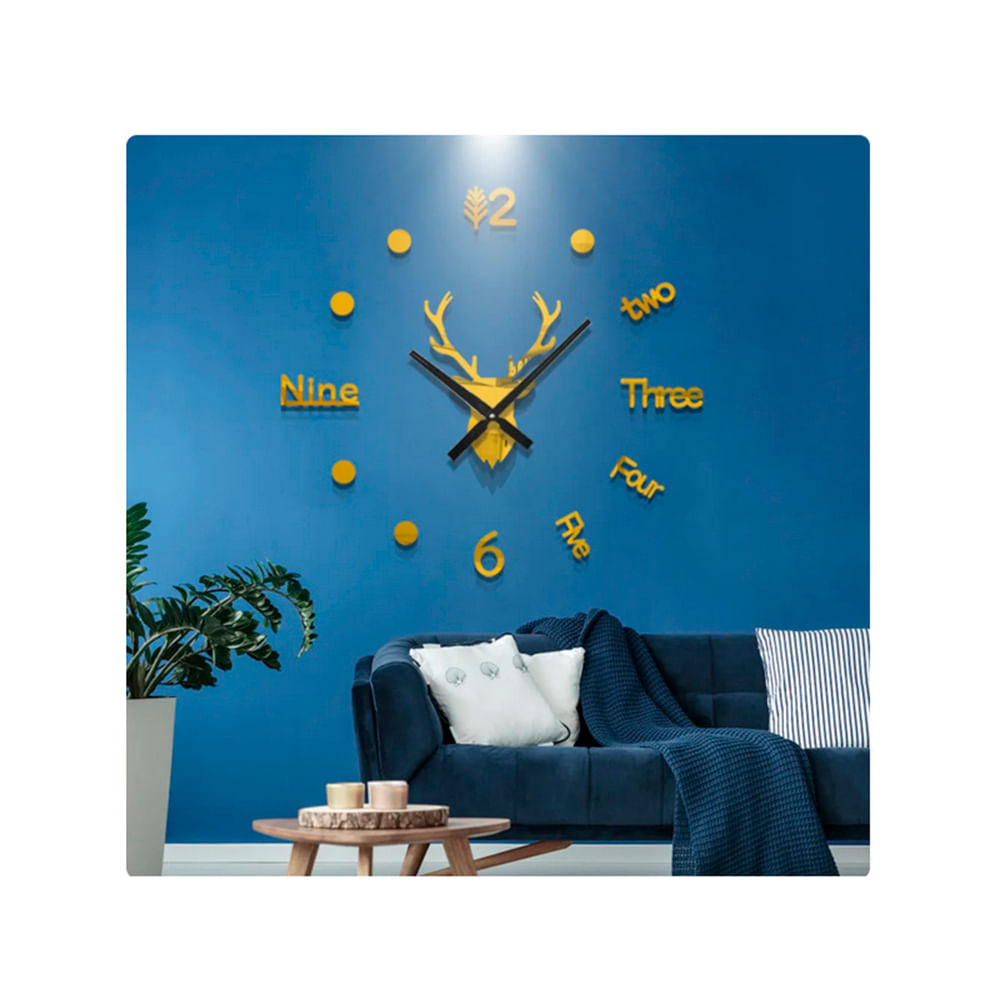 Reloj de Pared 3D Decorativo - Promart
