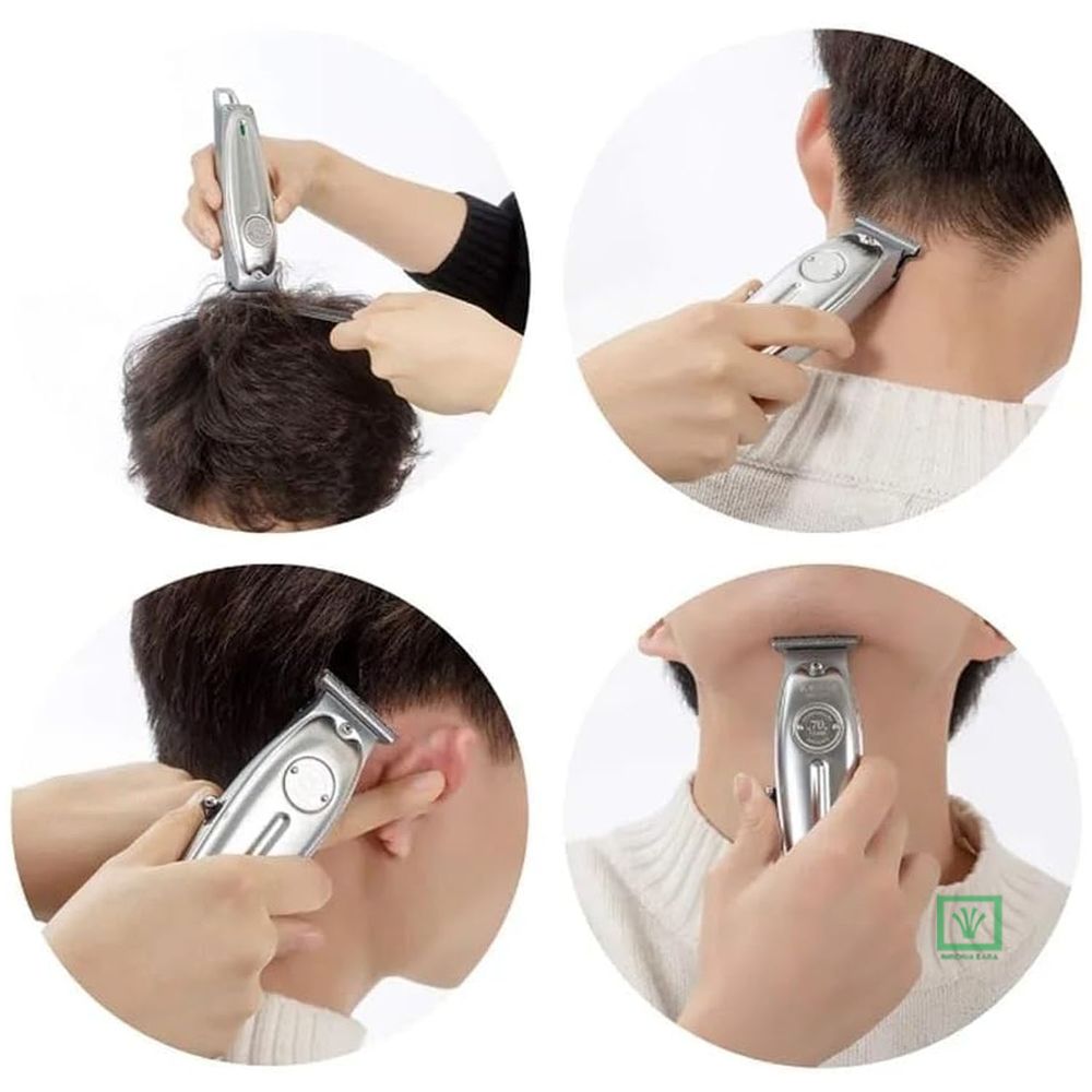 Maquina Patillera Kemei Inalambrico 70 Years KM-1949 Dorado - Promart