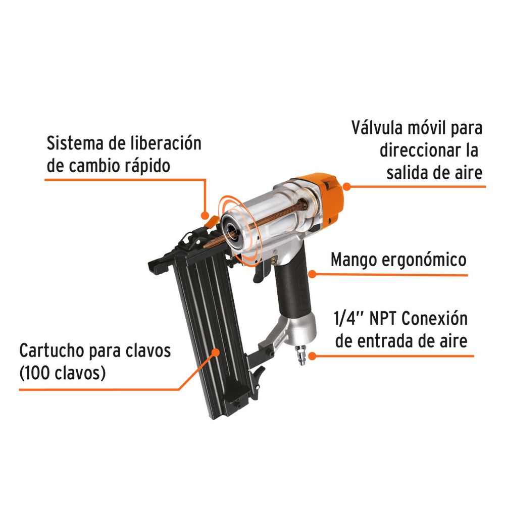 Clavadora Neumatica Profesional calibre 18 | Promart.pe - Promart