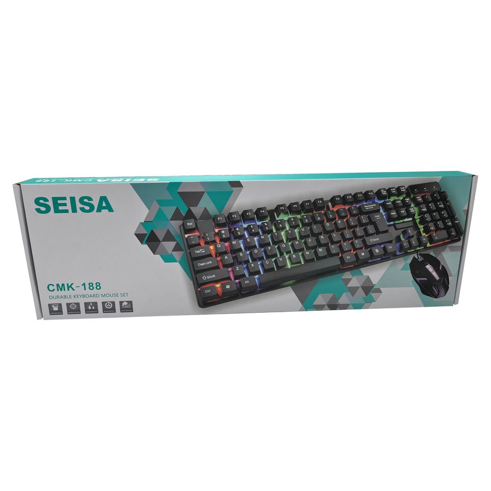 Combo Gamer Seisa Cmk - 188 2 En 1 Teclado Con Mouse - Promart