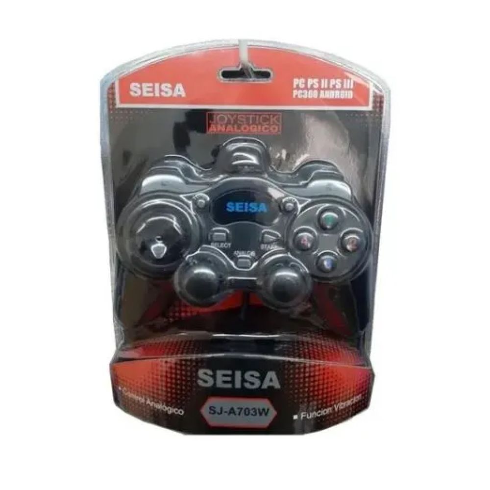 Joystick Seisa Sj - A703w Para Pc , Ps2 Y Ps3 - Promart