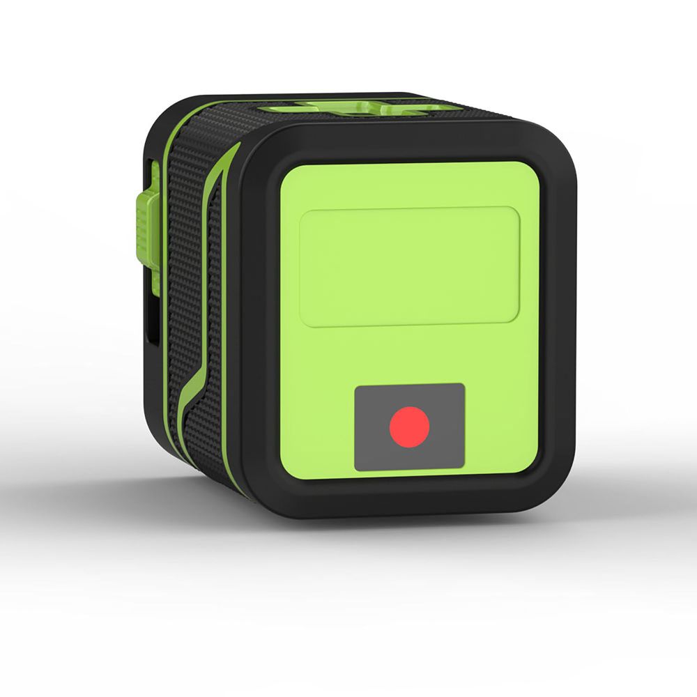 Mini Nivel Láser Infrarrojo Portátil de Luz Verde 2 Líneas Rojas - Promart