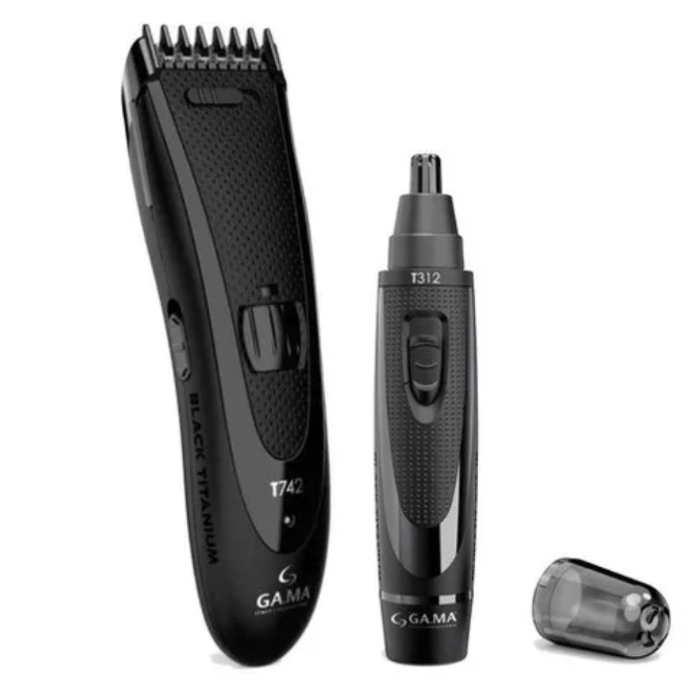 Maquina clipper Gama Black Titanium Nasal Gama - T744 - Promart