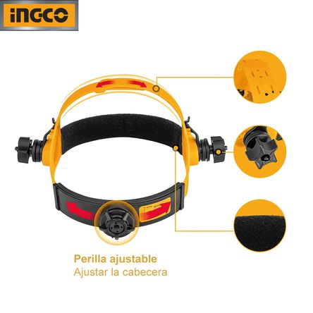Casco para Soldar Automático Fotosensible Ingco AHM008 - Promart