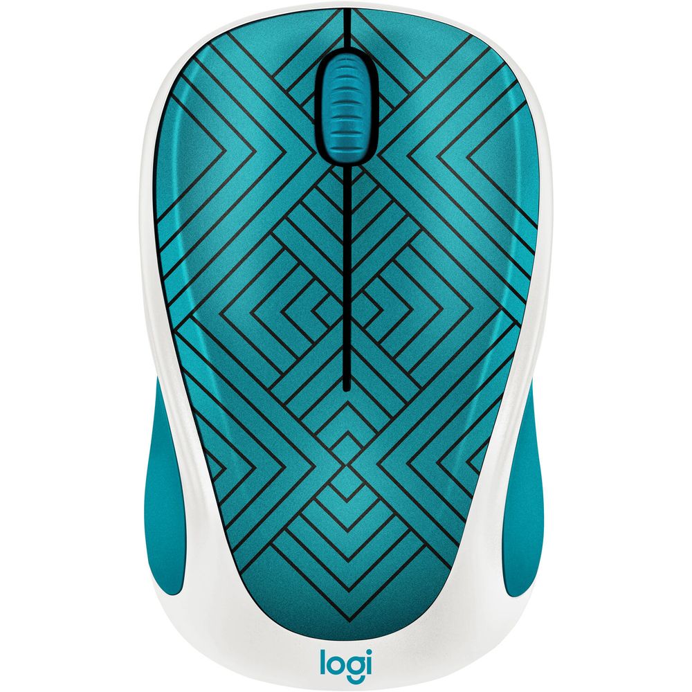 Mouse Inalámbrico Logitech Design Collection Teal Maze - Promart