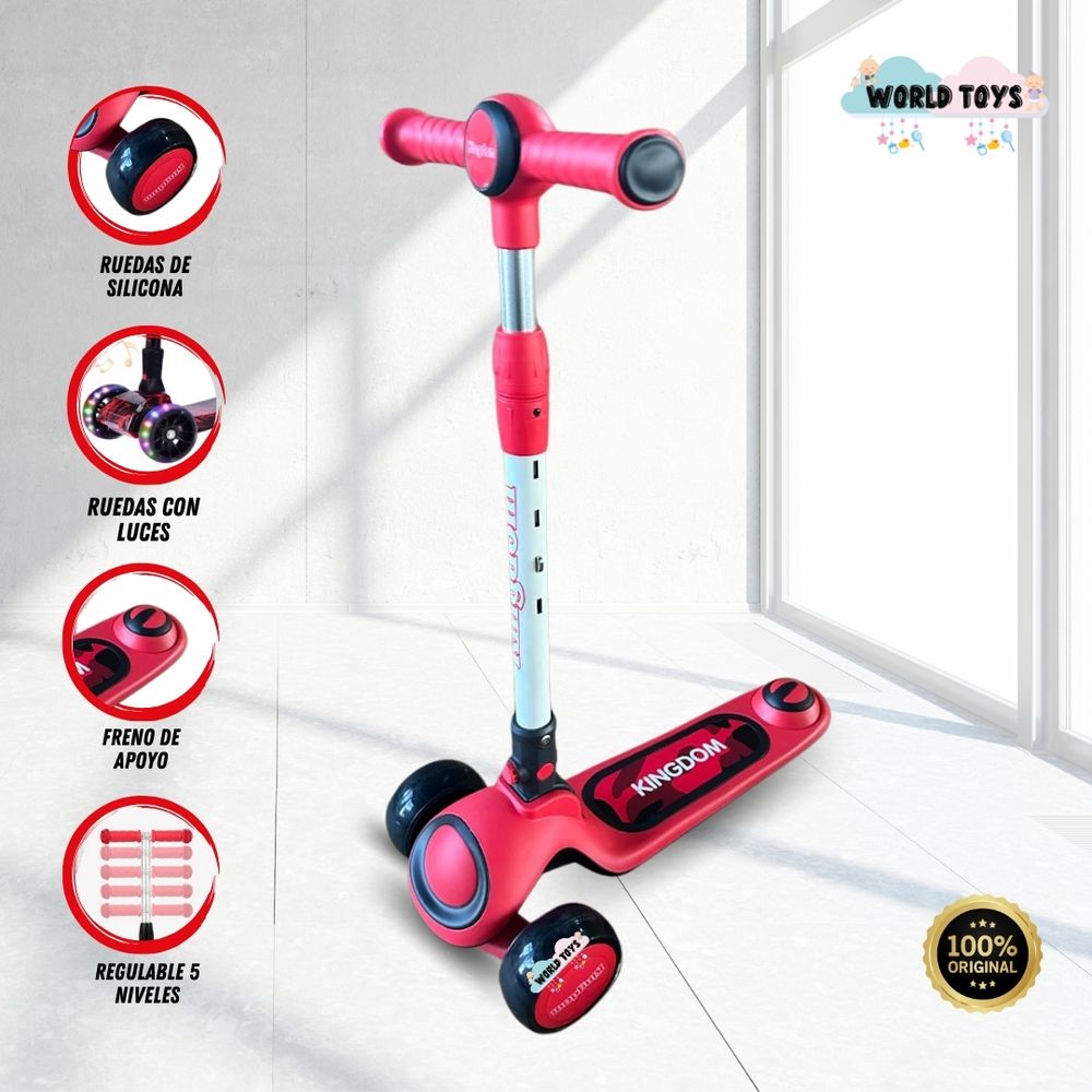 Scooter para Niños Kingdom Pocket Rojo - Promart