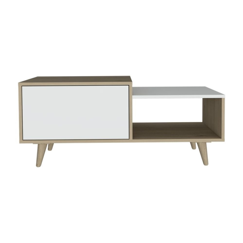 Mesa de Centro Bora Melamina Rovere/Blanco Tuhome - Promart