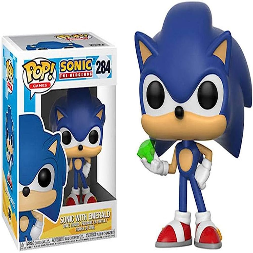 Sonic the Hedgehog with Emerald Funko Pop Vinyl Figure 284 - Promart