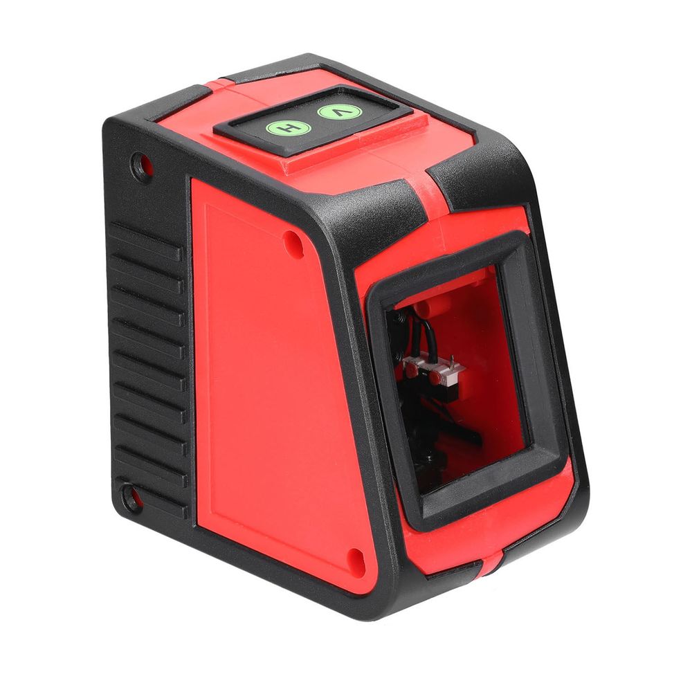 Mini Nivel Láser Infrarrojo Portátil Luz Verde 2 Líneas Rojas - Promart