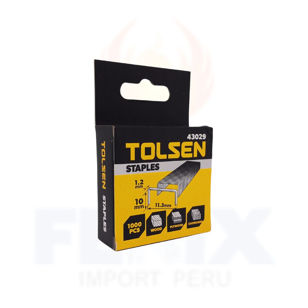 Grapas 1000 Pcs 1.2*10mm (Pack X2 Und) - 43029 | Promart.pe - Promart