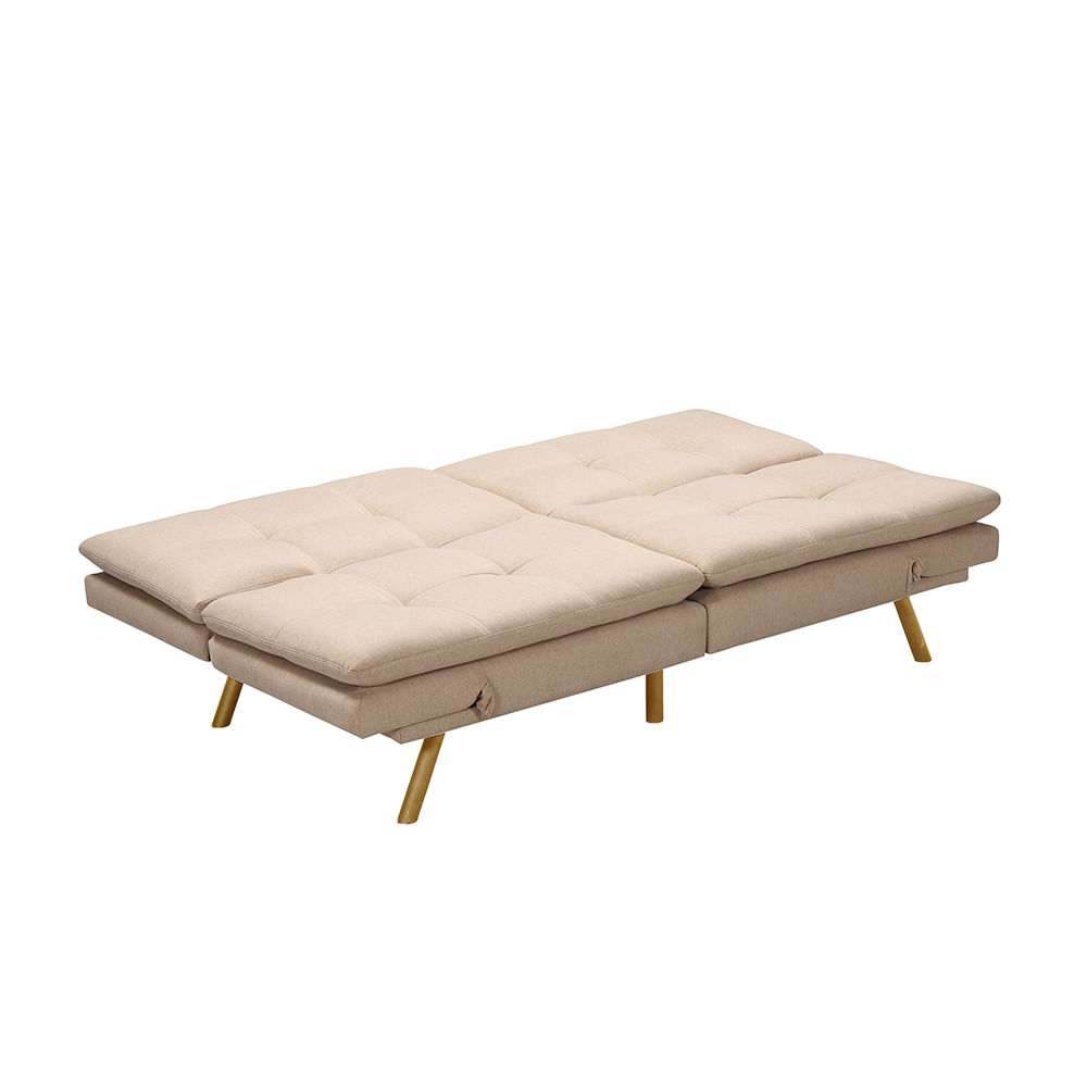 Futon Denver Taupe Orange - Promart