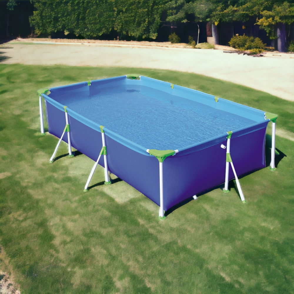 Piscina Estructural Rectangular MOR Premium 3700L 302x174x70cm Azul ...