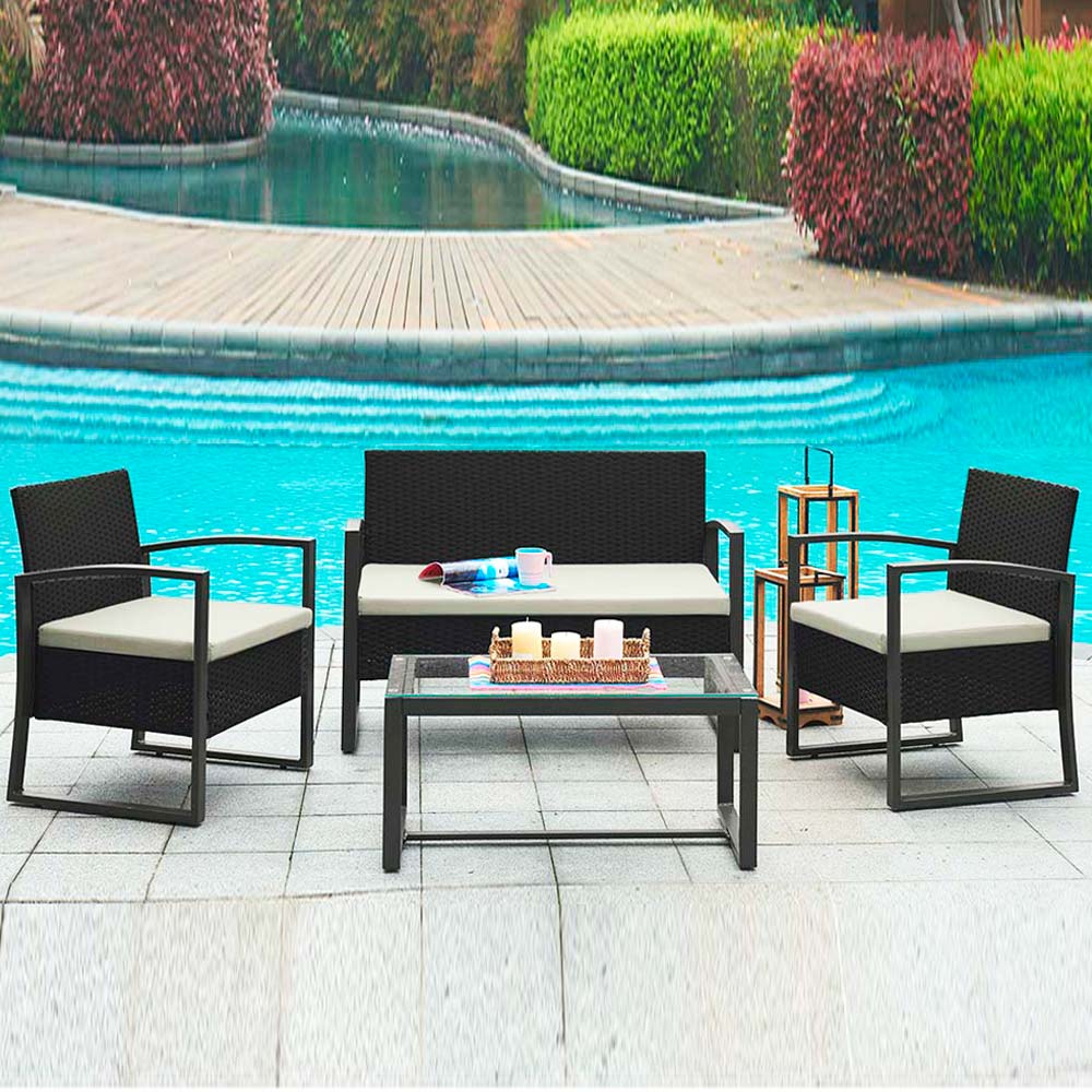 Set de terraza New Wayaka 4 piezas Sala - Promart