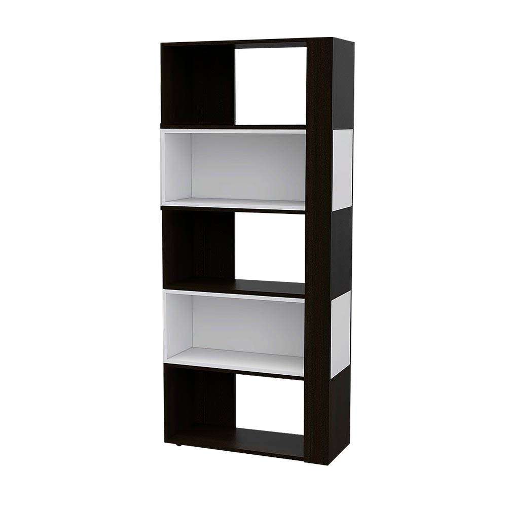Biblioteca Cubo Beijing Negro Amaderado Tuhome - Promart