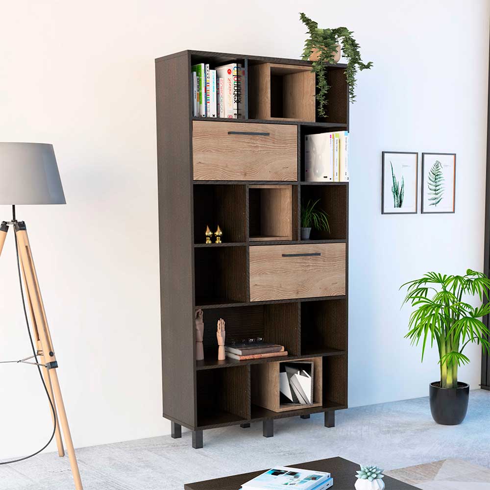 Biblioteca Kaia Negro Amaderado - Promart