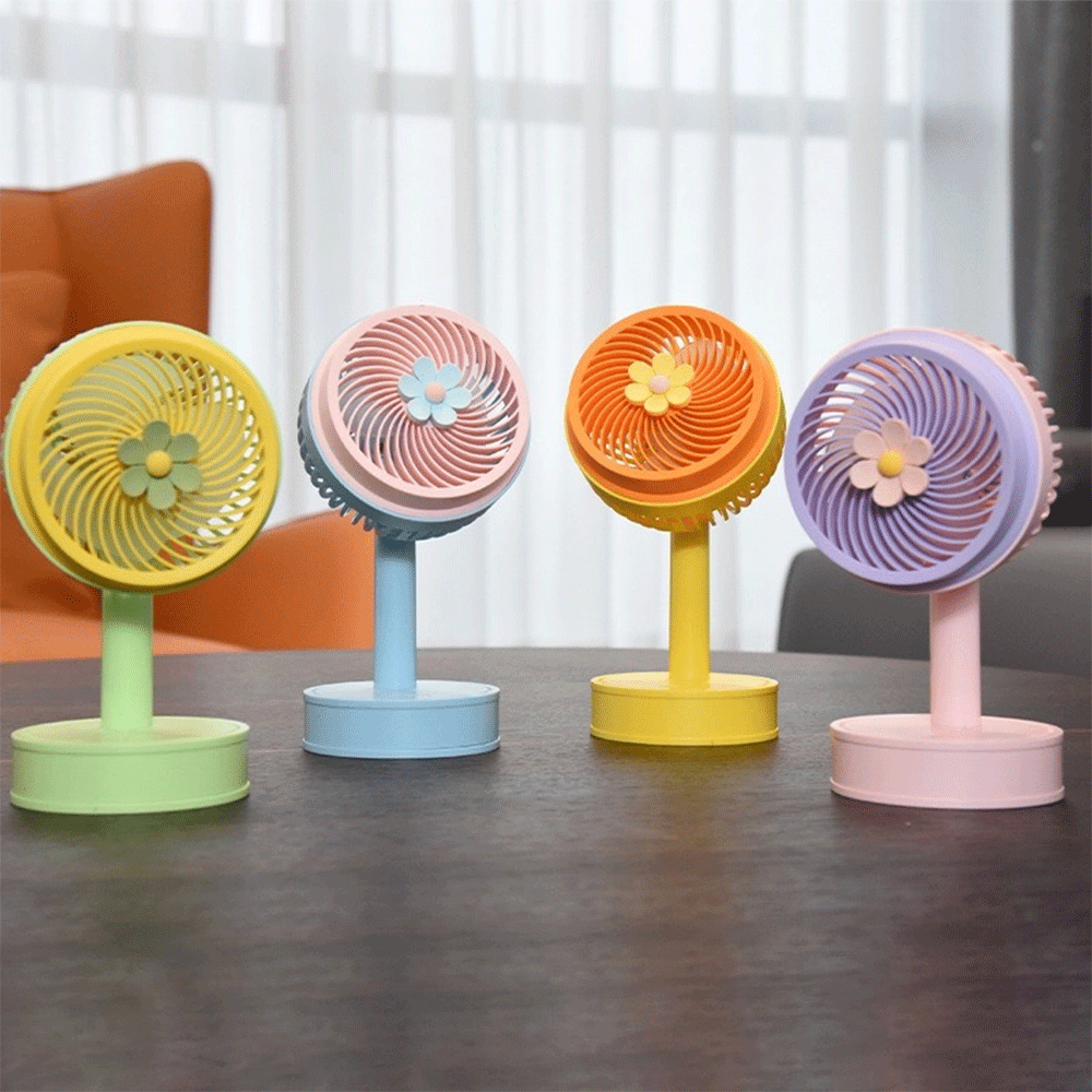 Mini Ventilador USB Portatil De Escritorio YASE YS-2256 Amarillo - Promart