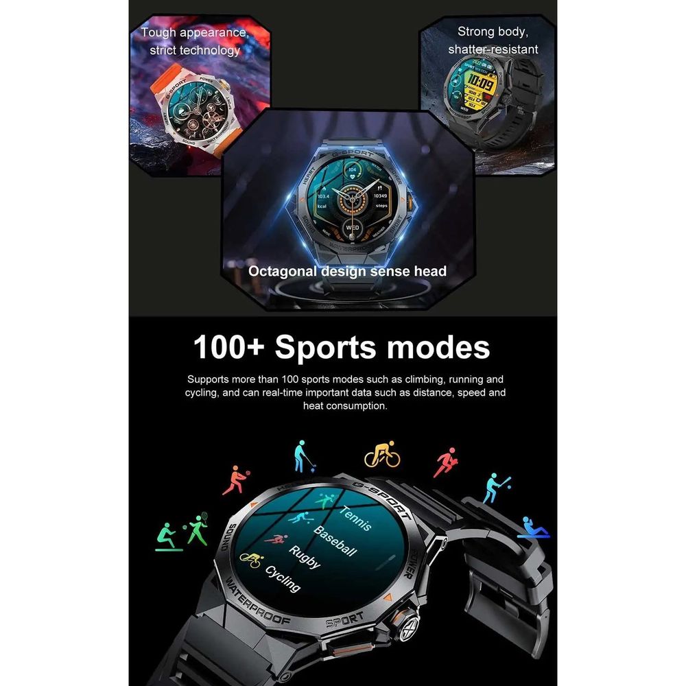 Smartwatch SPOVAN K62 Monitor Salud Multisport - Promart