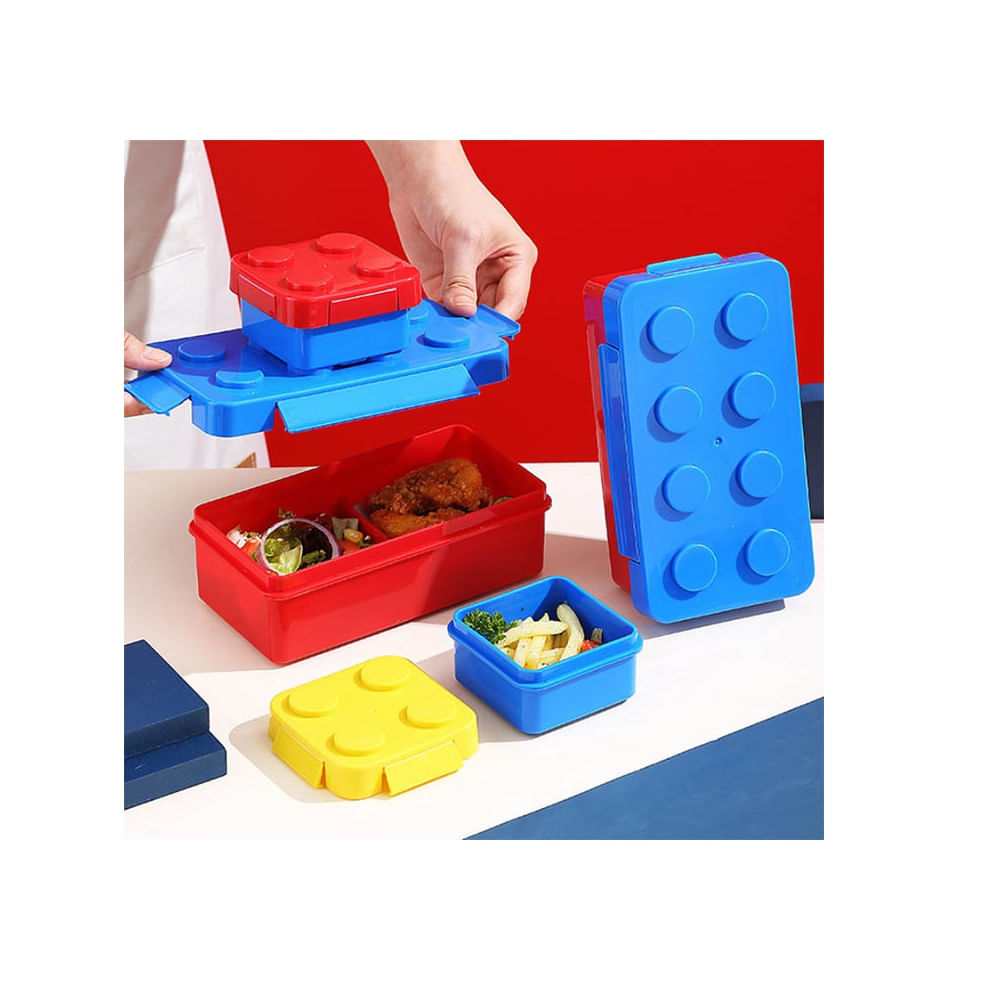 Taper para Lonchera Escolar con Tomatodo Modelo Lego Set x3pzs - Promart