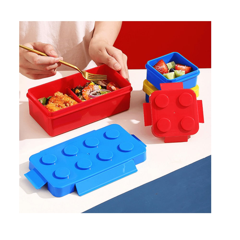 Taper para Lonchera Escolar con Tomatodo Modelo Lego Set x3pzs - Promart