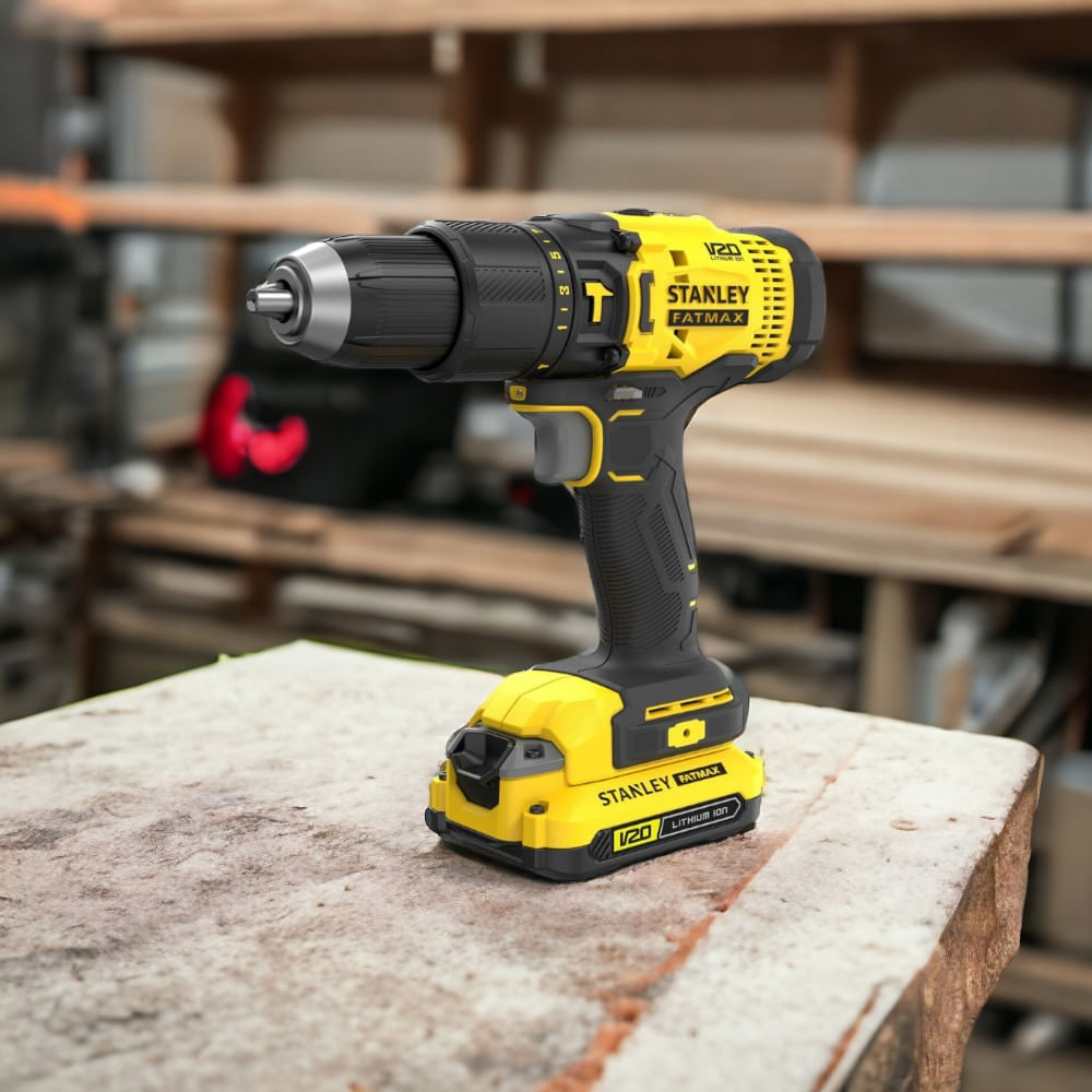 Taladro percutor 1/2" SCD711 V20 Fatmax + set 50 piezas Stanley - Promart