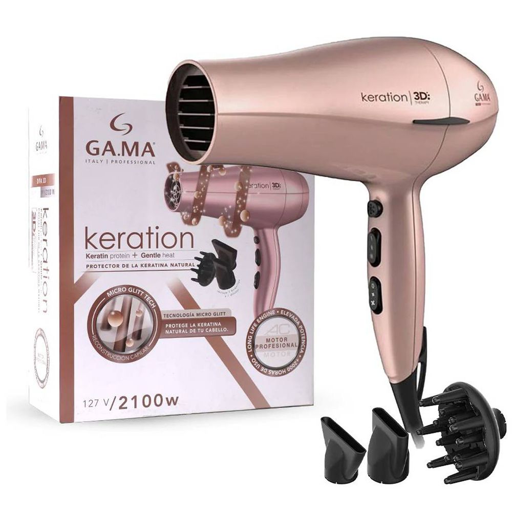 Secadora de Cabello Profesional Gama Keration Therapy 3D - Promart