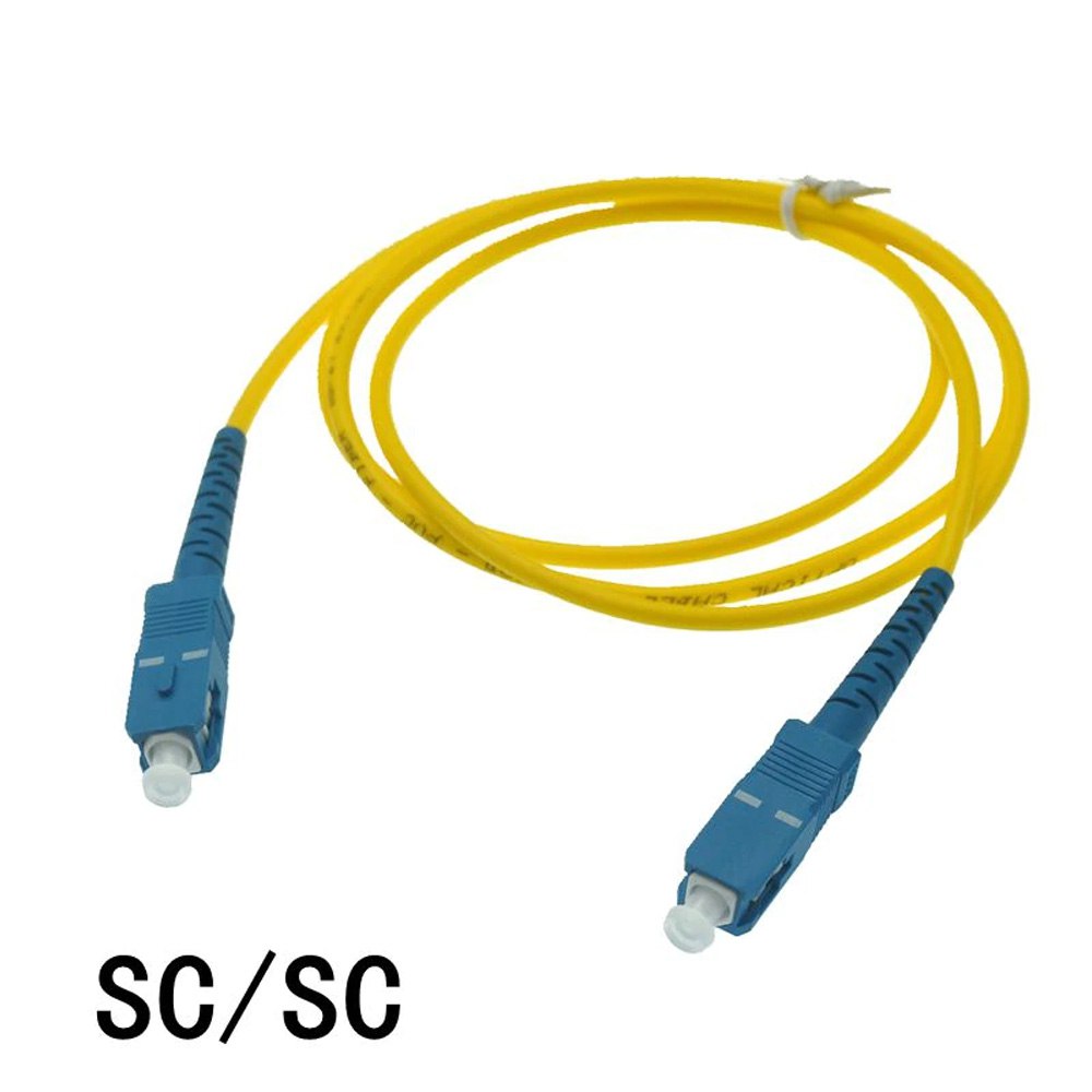 Cable Patch Cord de Fibra Optica OM3 3.0mm SC-SC 50dB 9/125 20 Metros ...